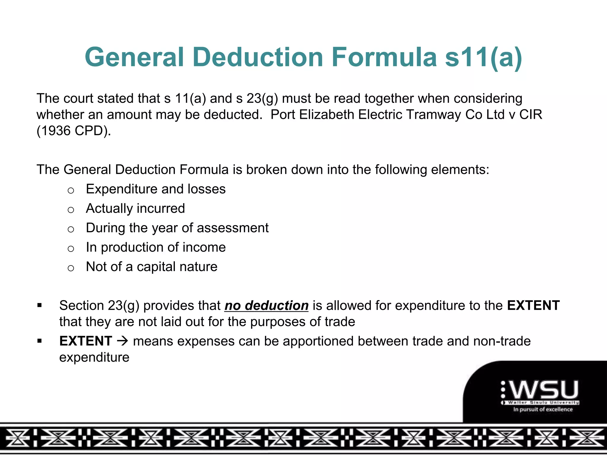 General deduction formulas.ppt