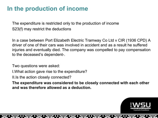 General deduction formulas.ppt | Business Accounting & Finance | Business