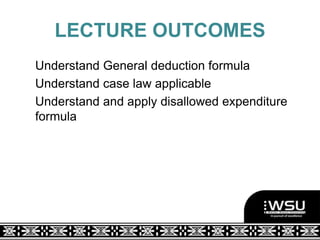 General deduction formulas.ppt
