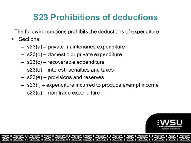 General deduction formulas.ppt | Business Accounting & Finance | Business