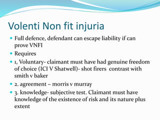 General defence tort law | PPTX