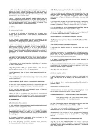 Criminal Law II - General Defences (Part 2) | PDF