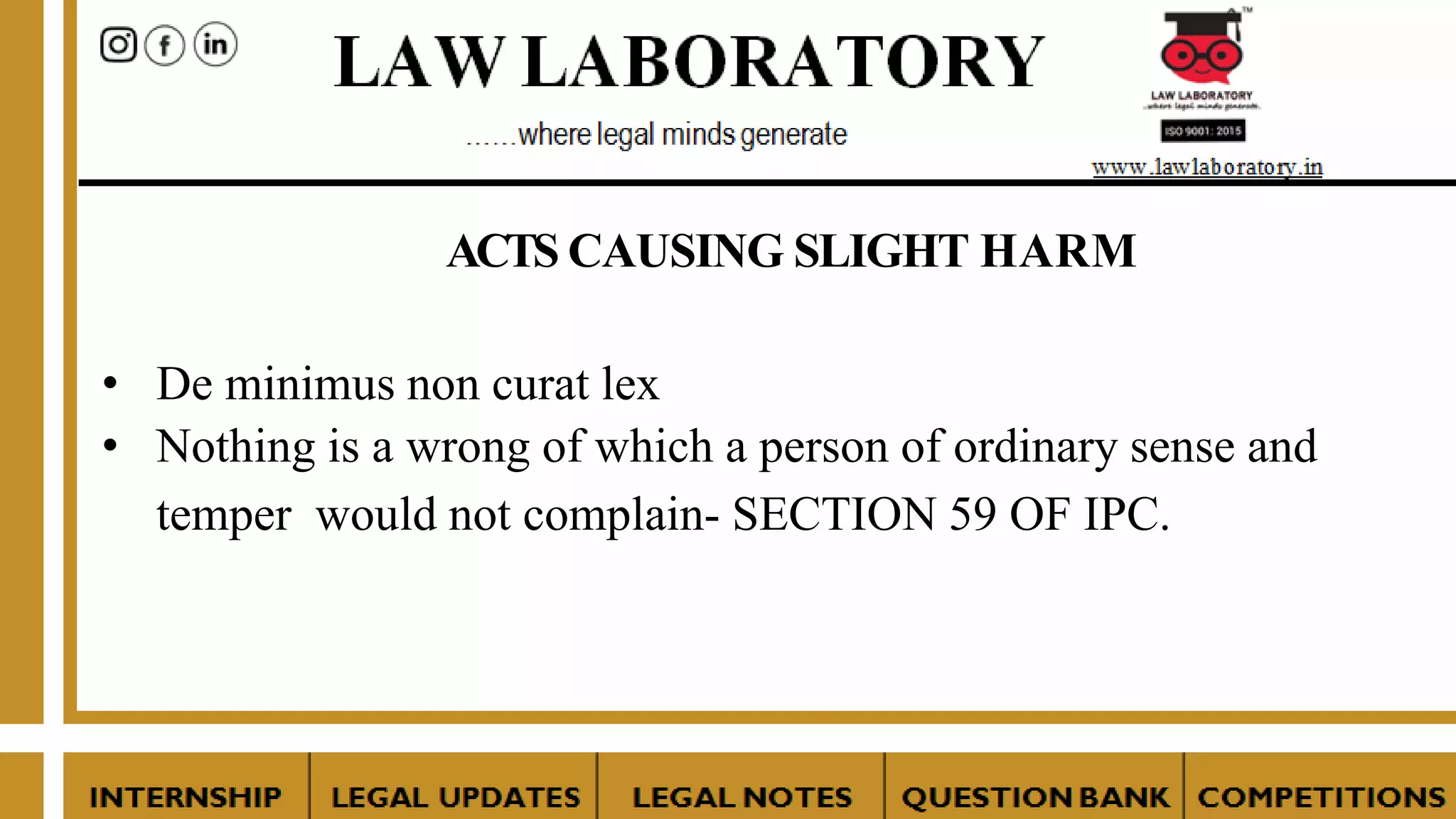 General Defences in Tort Law | PPTX