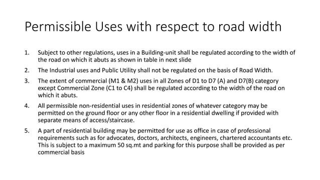 General Development Control Regulations (GDCR).pptx | Houses | Real Estate