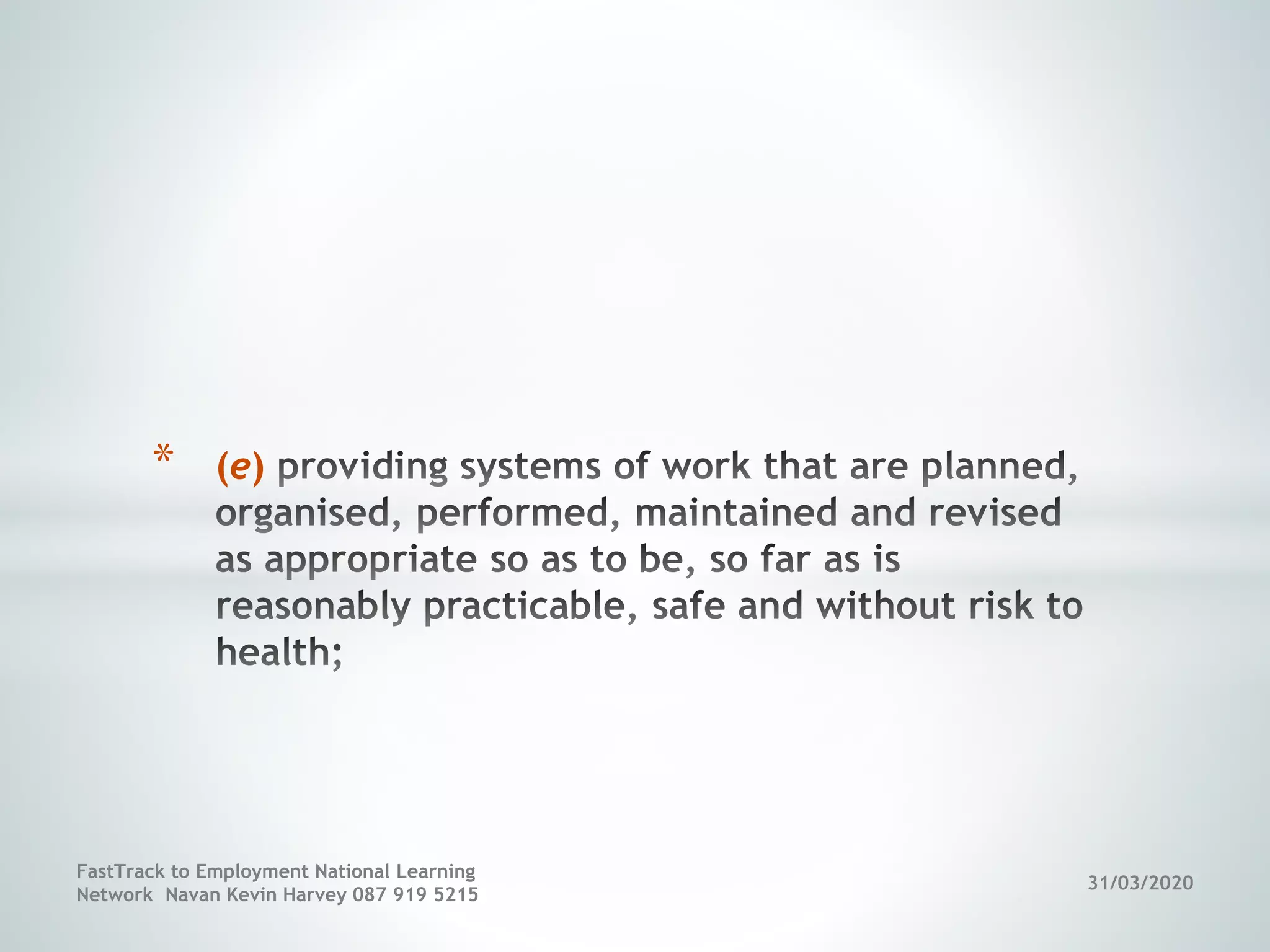 General duties of employers | PPT