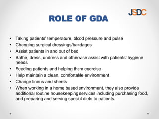 General Duty Assistant ( Nursing Care Assistant ) | PPTX