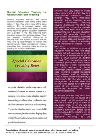 General education and special education curriculum | DOCX