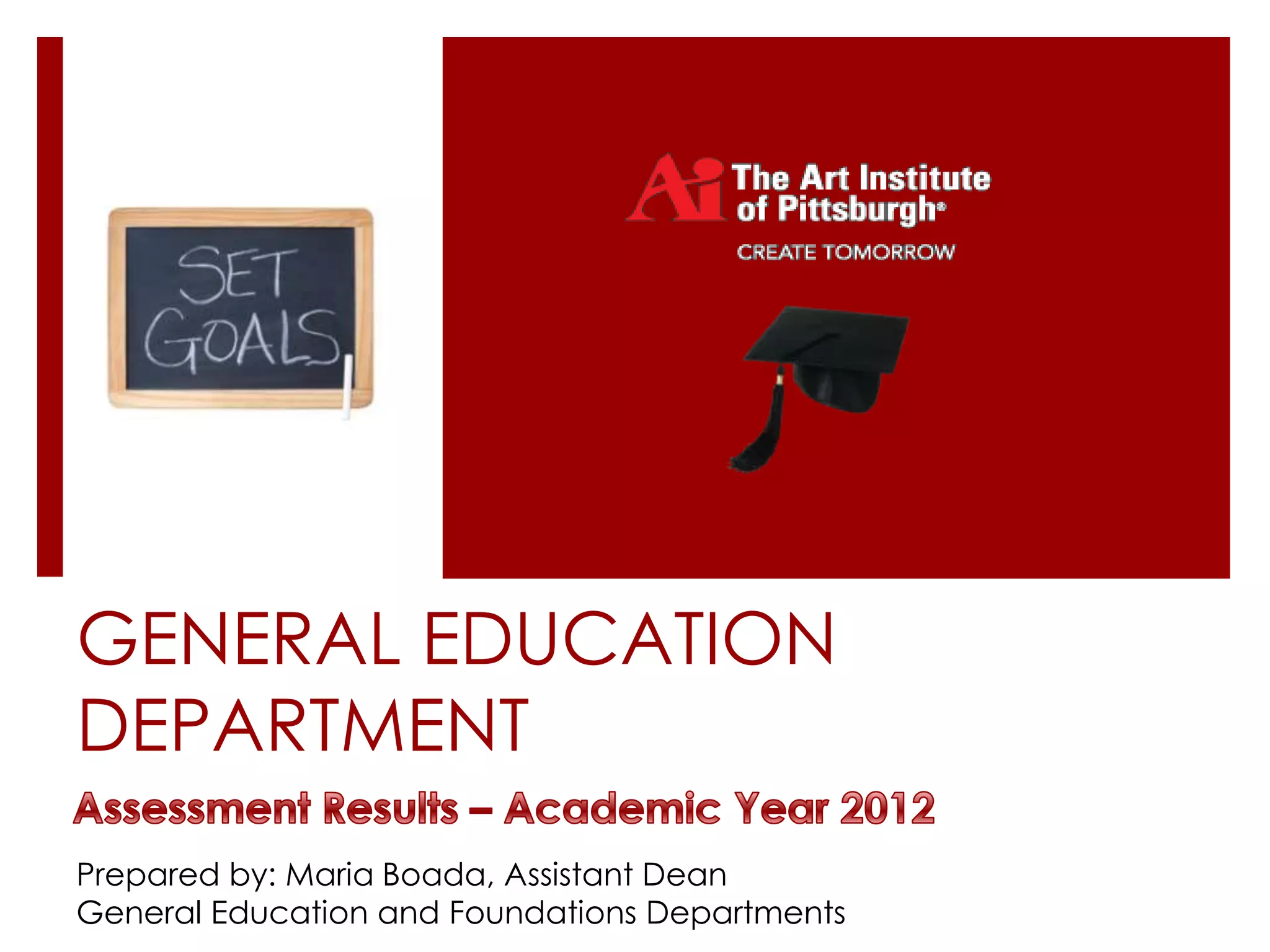 General Education Assessment Challenge | PPT