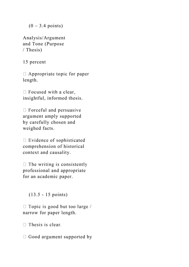 General Education History Written Assignment Rubric Criter.docx