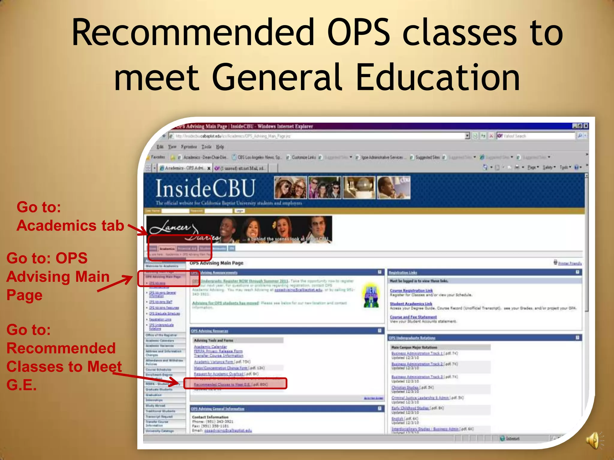 General education requirements overview | PPTX