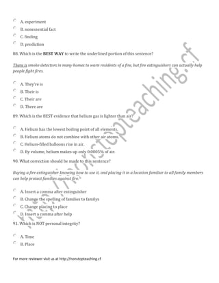 LET Sample Exam General education set a | DOC