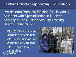 General education training nuclear security | PPT