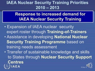 General education training nuclear security | PPT