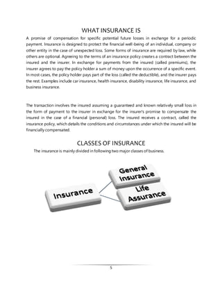 General efu insurance report | DOCX | Life Insurance | Insurance