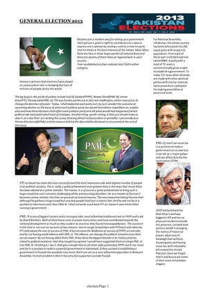 GENERAL ELECTION 2013 | PDF