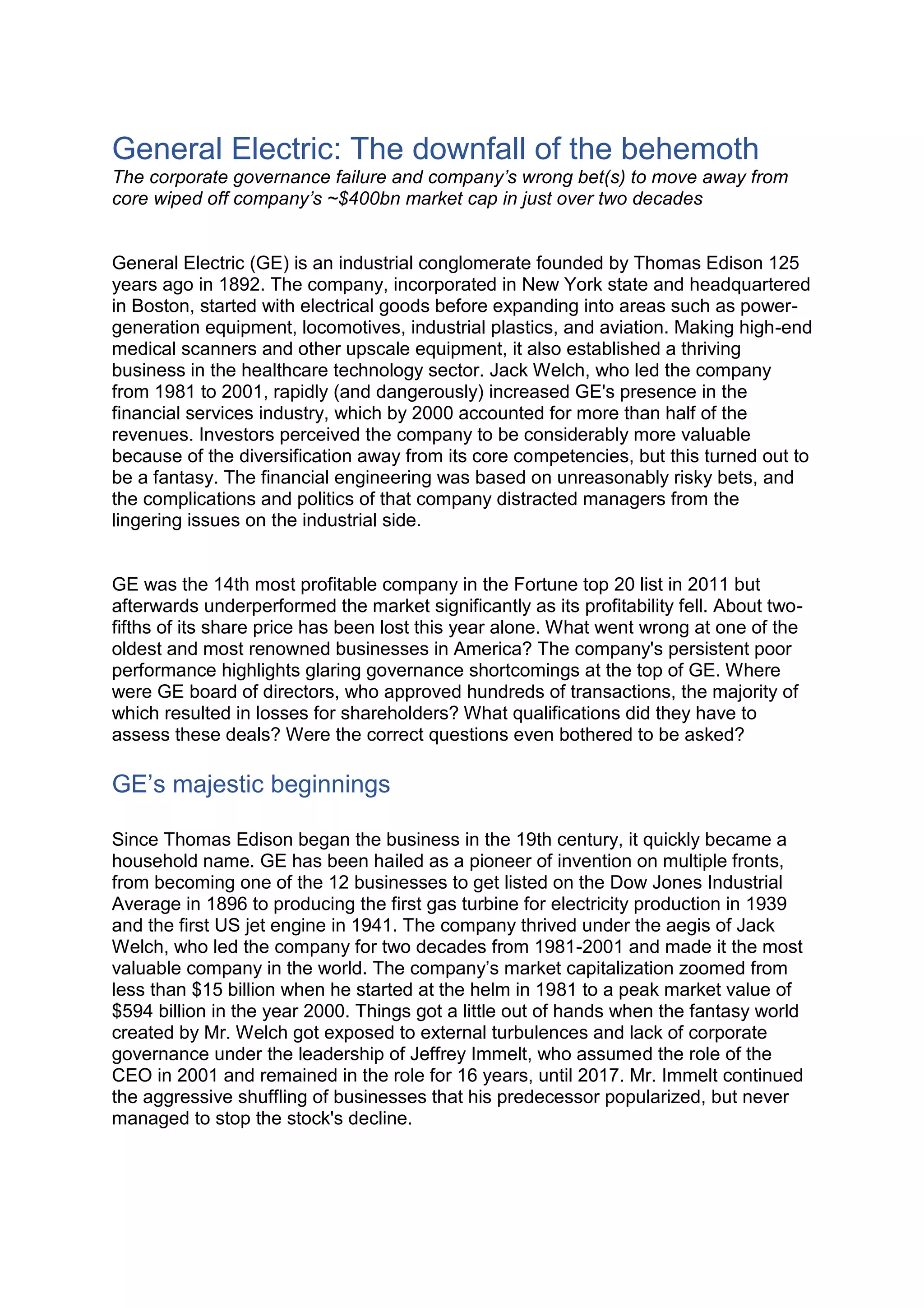 General Electric.docx