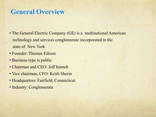 General electric 3 | PPT | Free Download