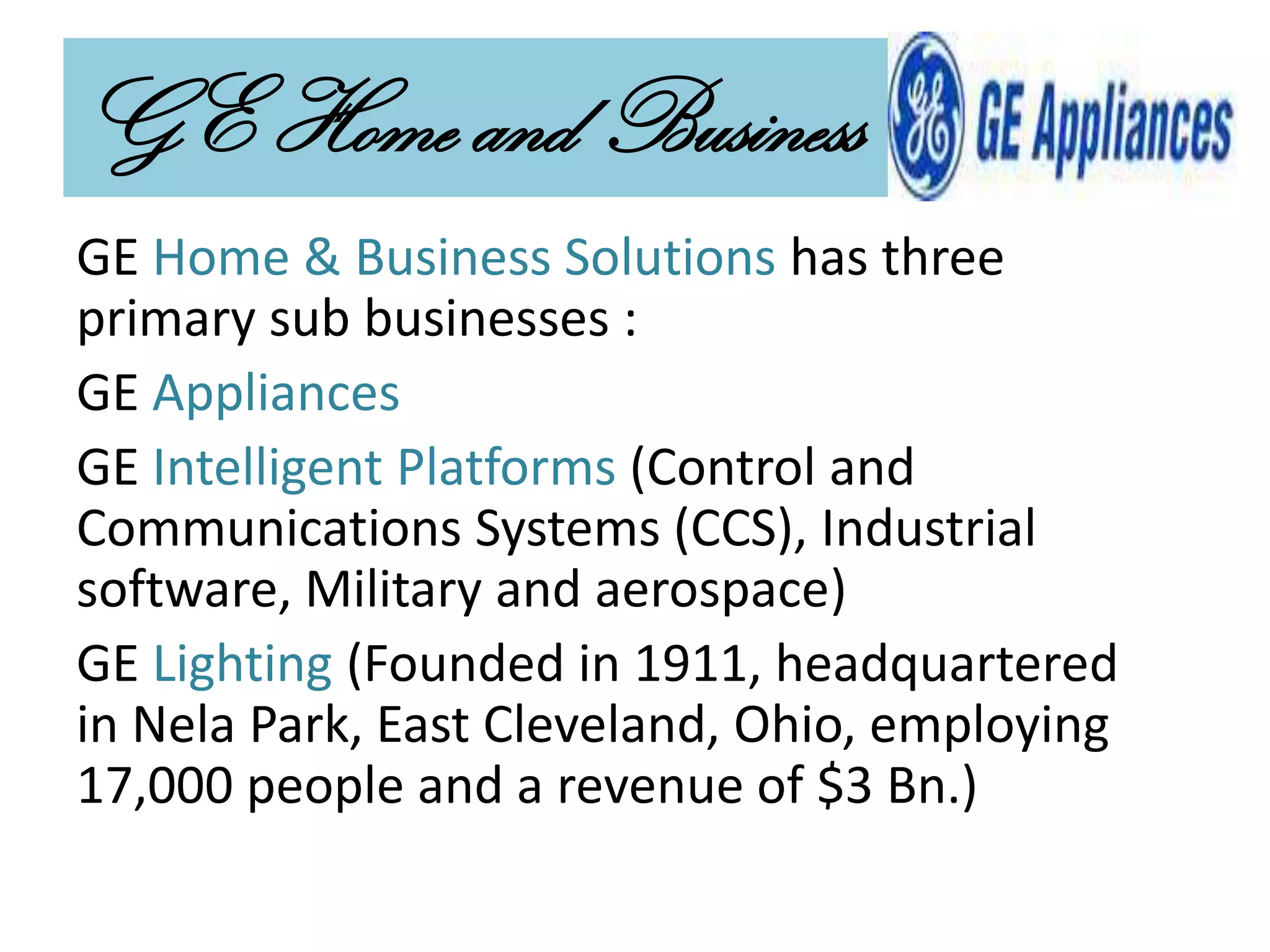 General Electric Company | PPTX