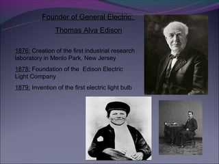General electric company 2 | PPT | Power and Energy Industry | Industries
