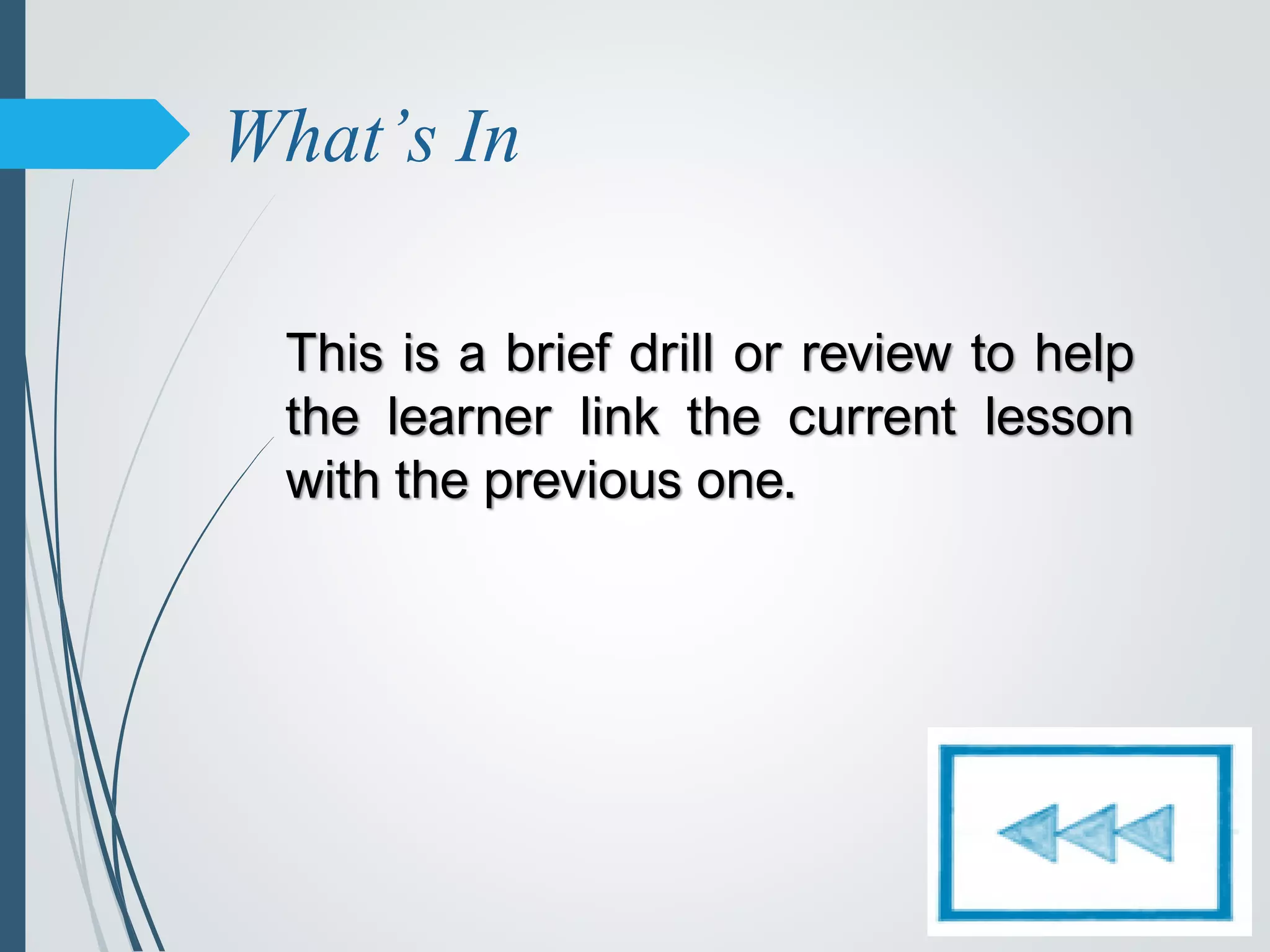 General Elements of Self-Learning Modules | PDF