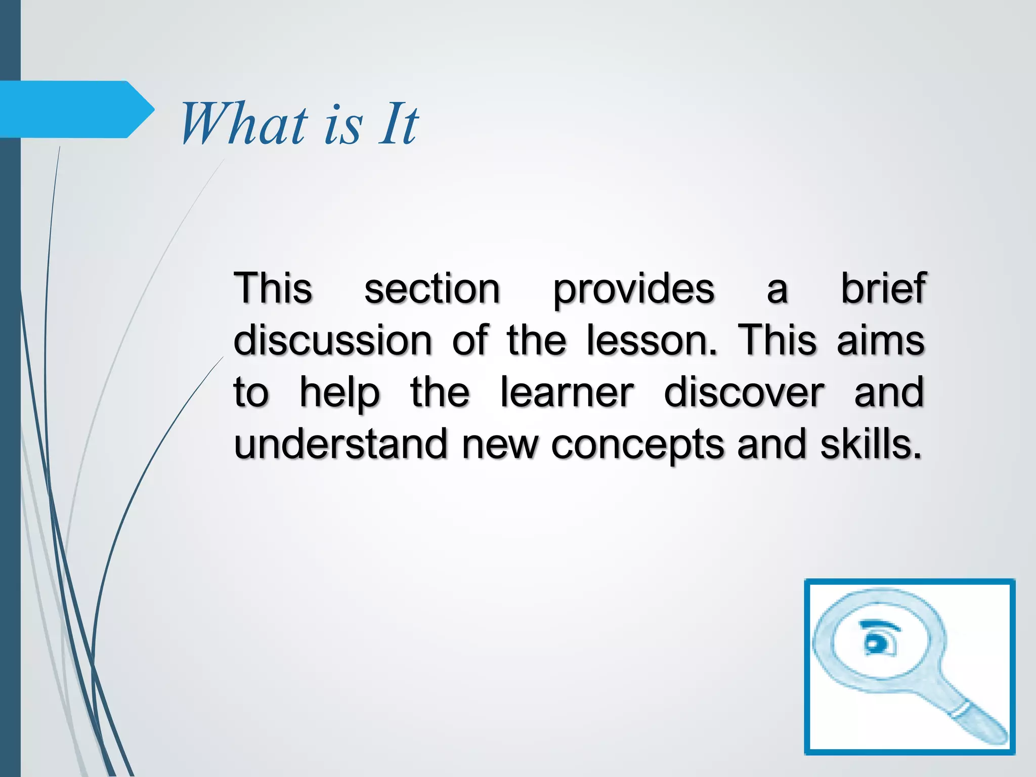 General Elements of Self-Learning Modules | PDF | Educational ...