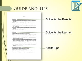 General Elements of Self-Learning Modules | PDF