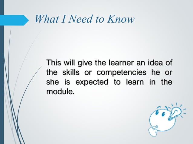 General Elements of Self-Learning Modules | PDF | Educational ...