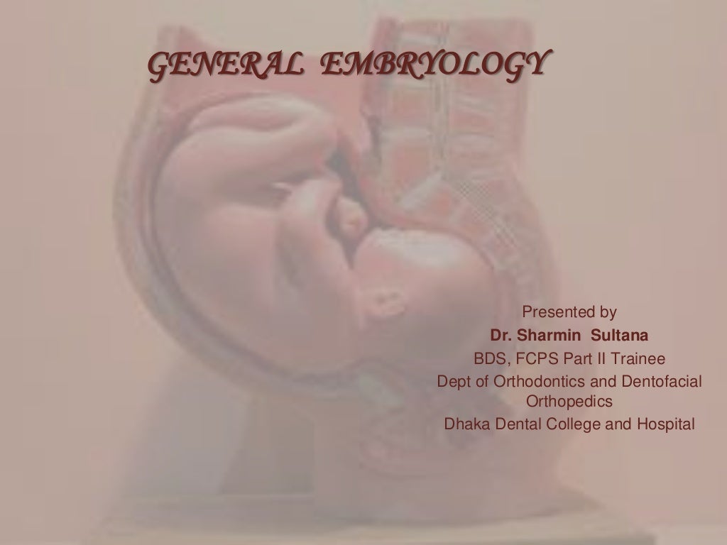 General embryology