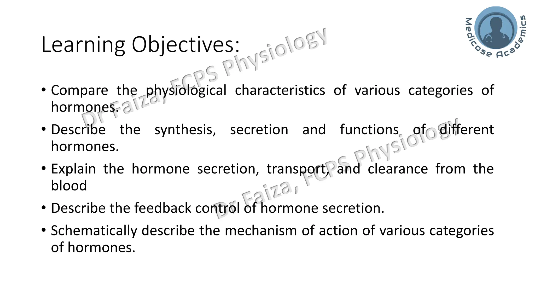 General Endocrinology and mechanism of action of hormones | PDF