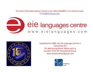 eie Languages Centre General english 20:30:40 | PDF | Homework and ...