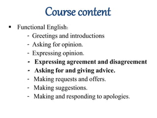 General english course session2 | PPT