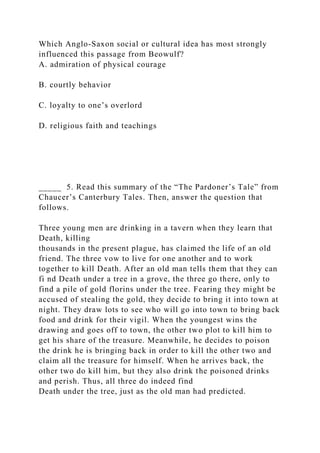 General English IV Midterm ExamScore ______ ______Name _.docx