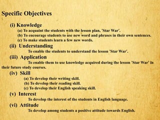 General English PPT - Lesson Plan for Prose (21BE25).pptx