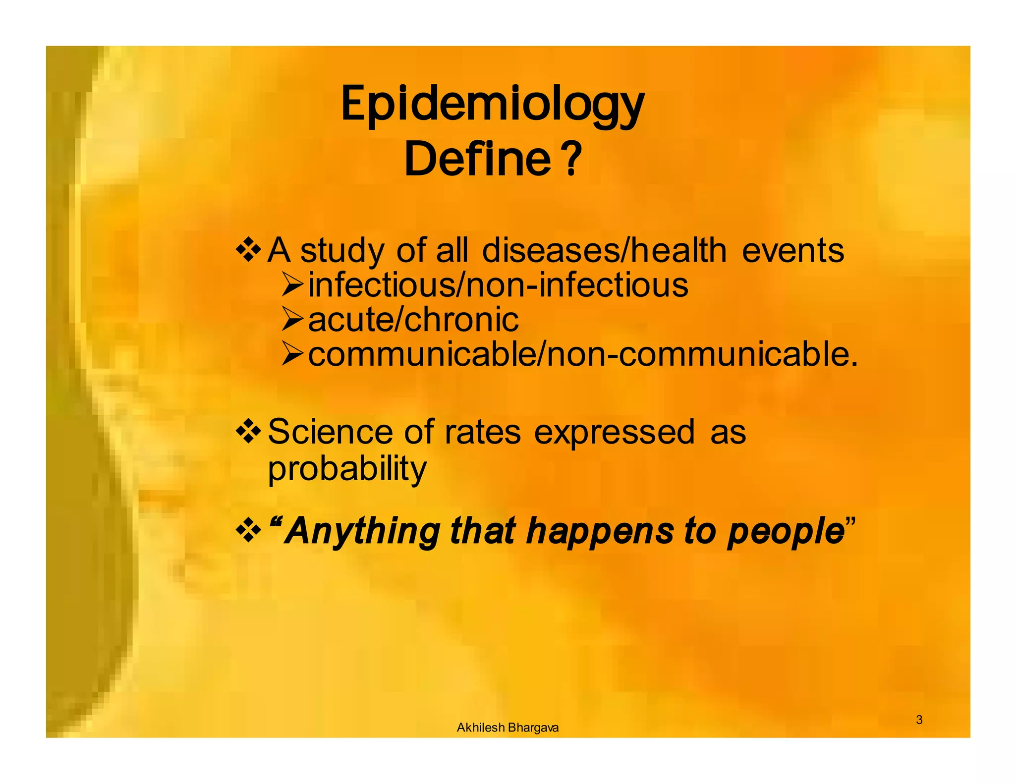 General Epidemiology | PDF