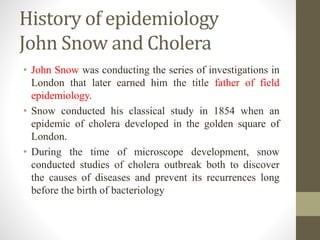 General epidemiology, Basic Epidemiology | PPTX