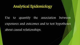 General epidemiology | PPTX
