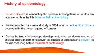 General epidemiology ppt by Channu M G | PPTX