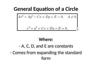 General_Equation_of_a_Circle_Presentation_Updated.pptx