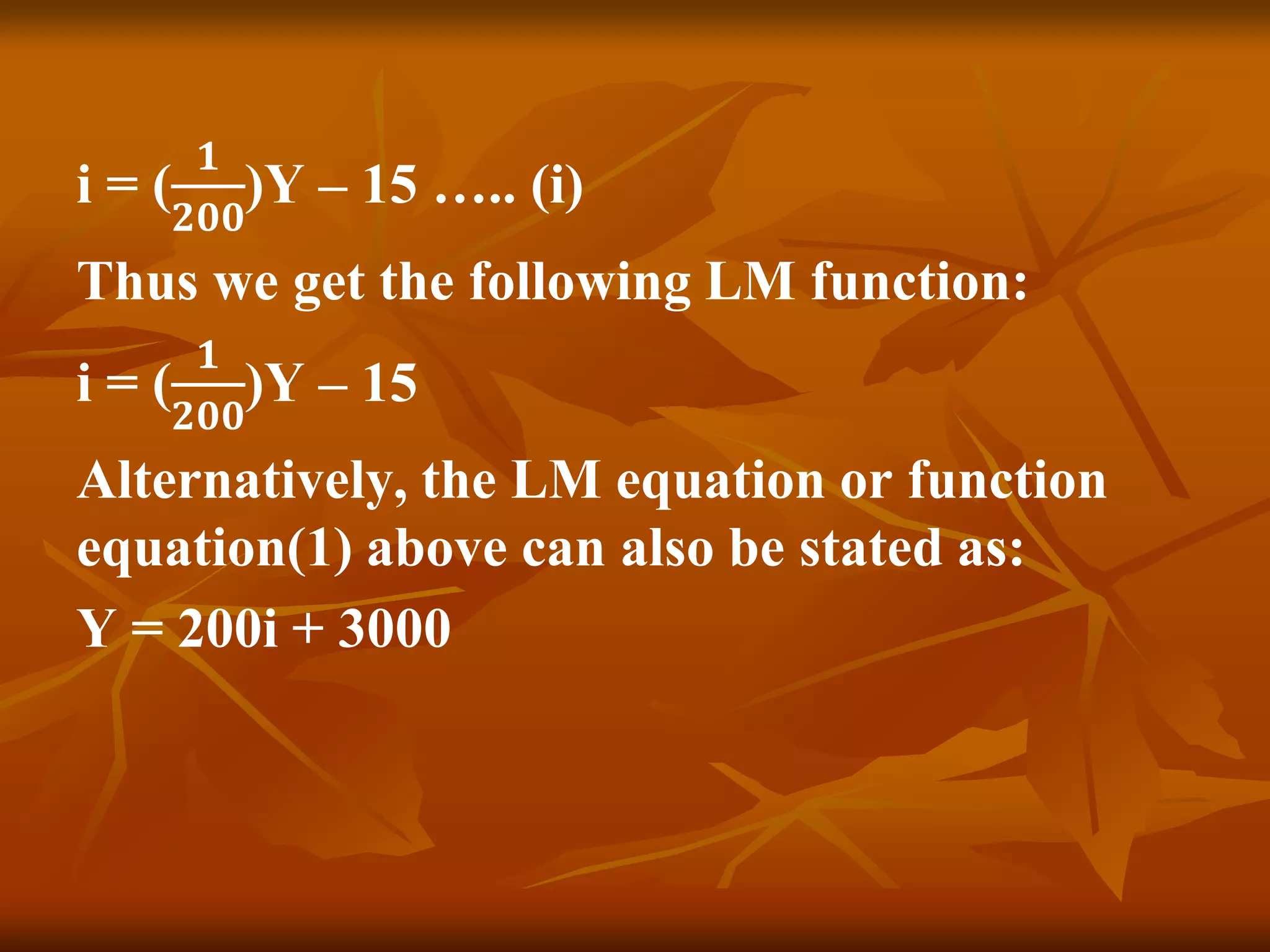 General Equilibrium IS-LM Framework for Macroeconomic Analysis | PDF