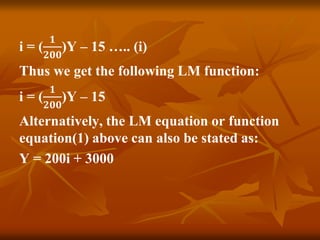 General Equilibrium IS-LM Framework for Macroeconomic Analysis | PDF