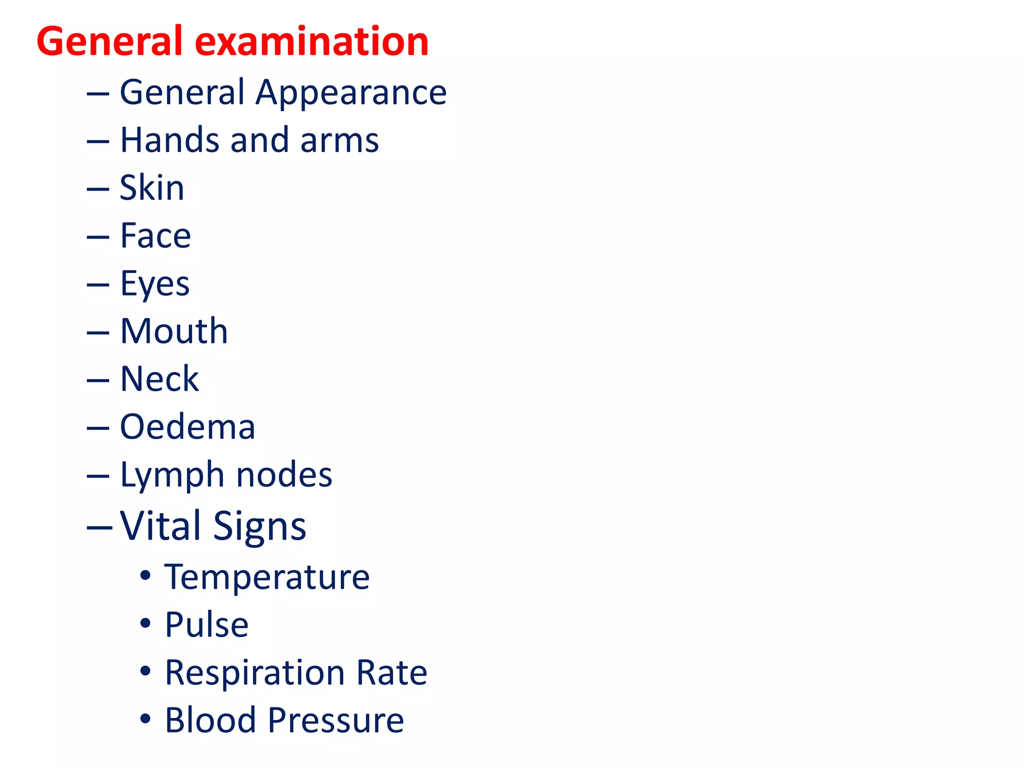 General examination | PPTX