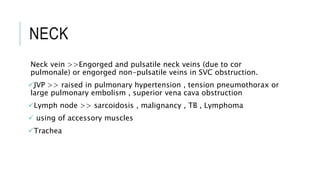 general examination medical and nursing s.pptx | Lung and Respiratory ...