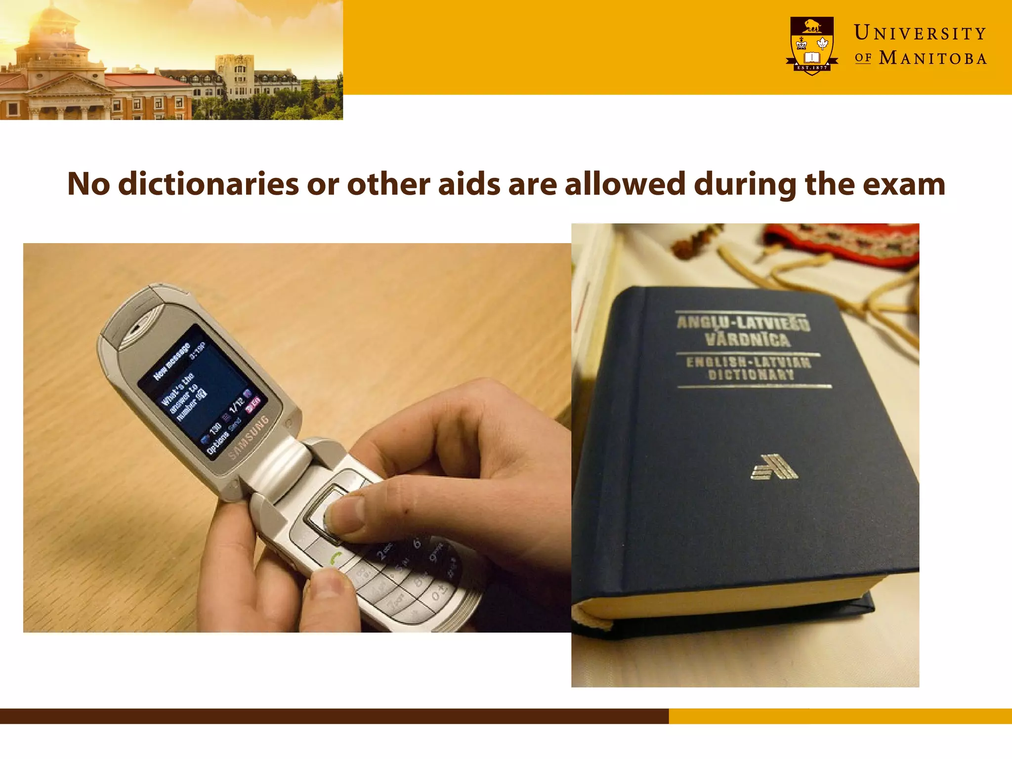 ELC Exam Instructions | PPT