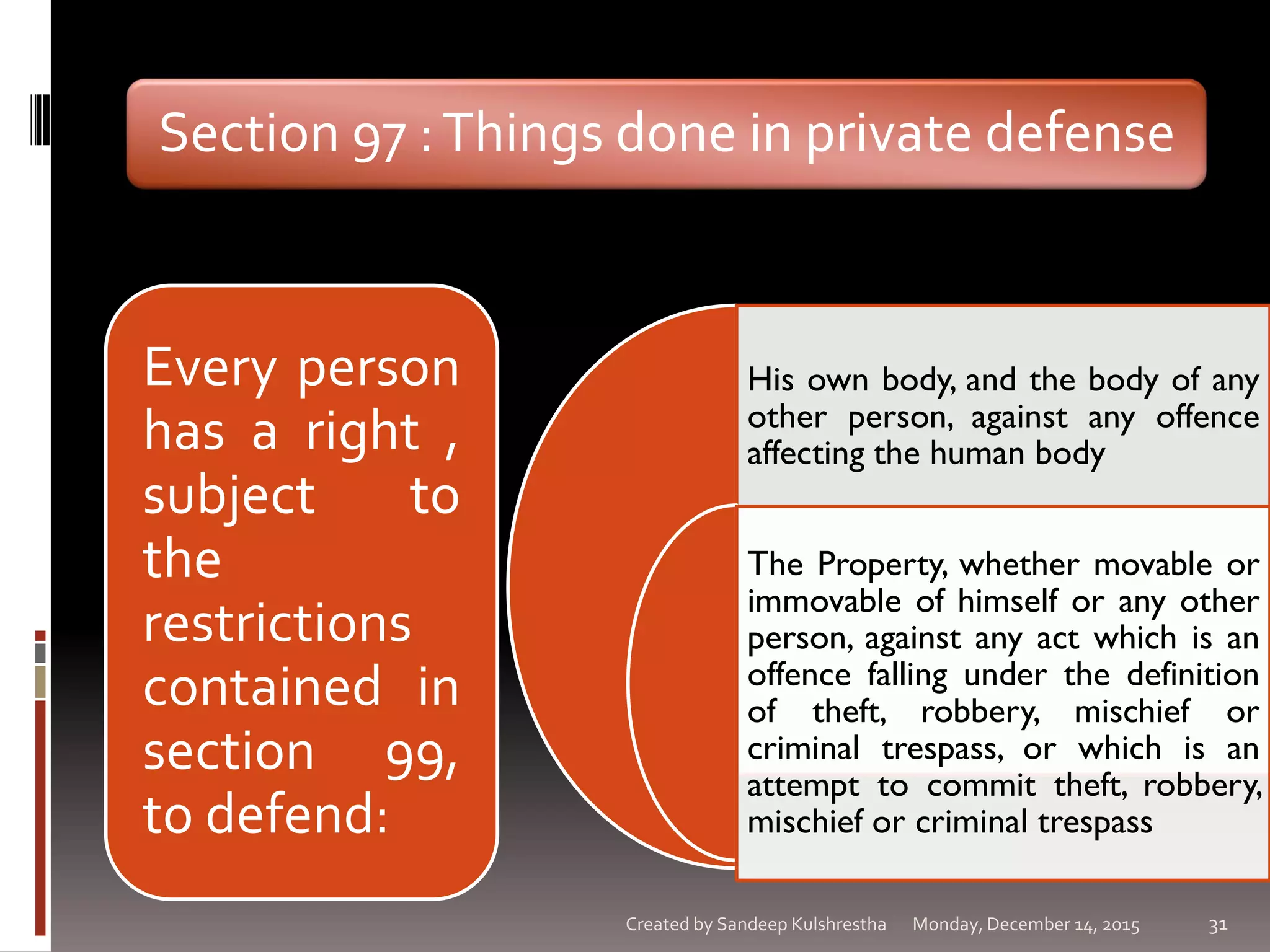 General exceptions Indian Penal Code, (S. 76 to 106) | PDF
