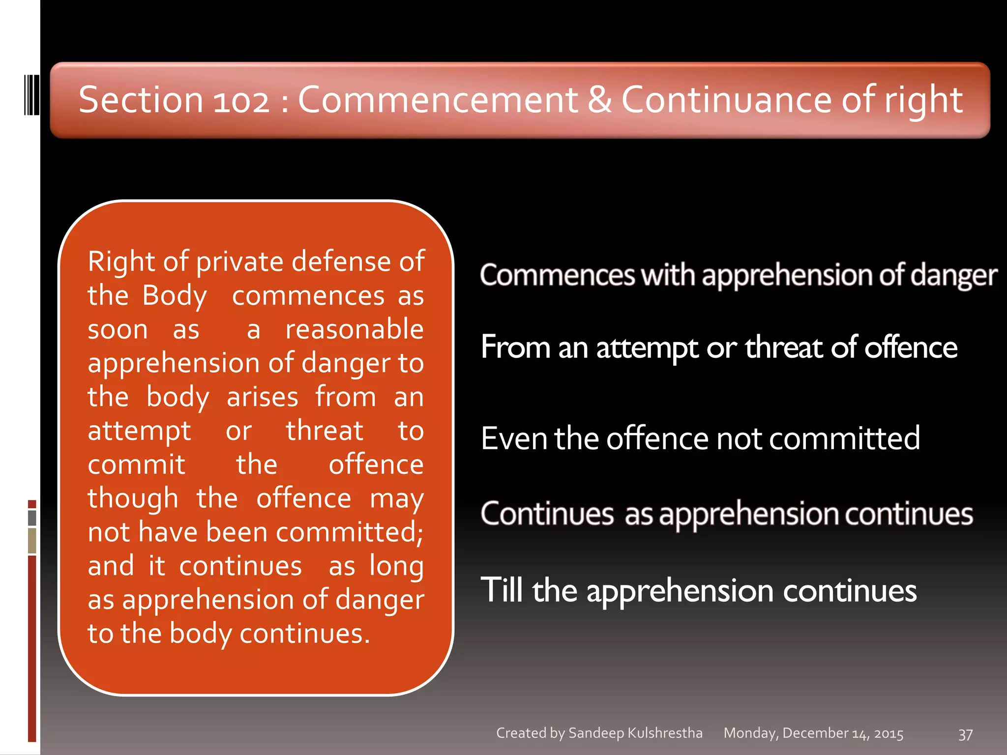 General exceptions Indian Penal Code, (S. 76 to 106) | PDF