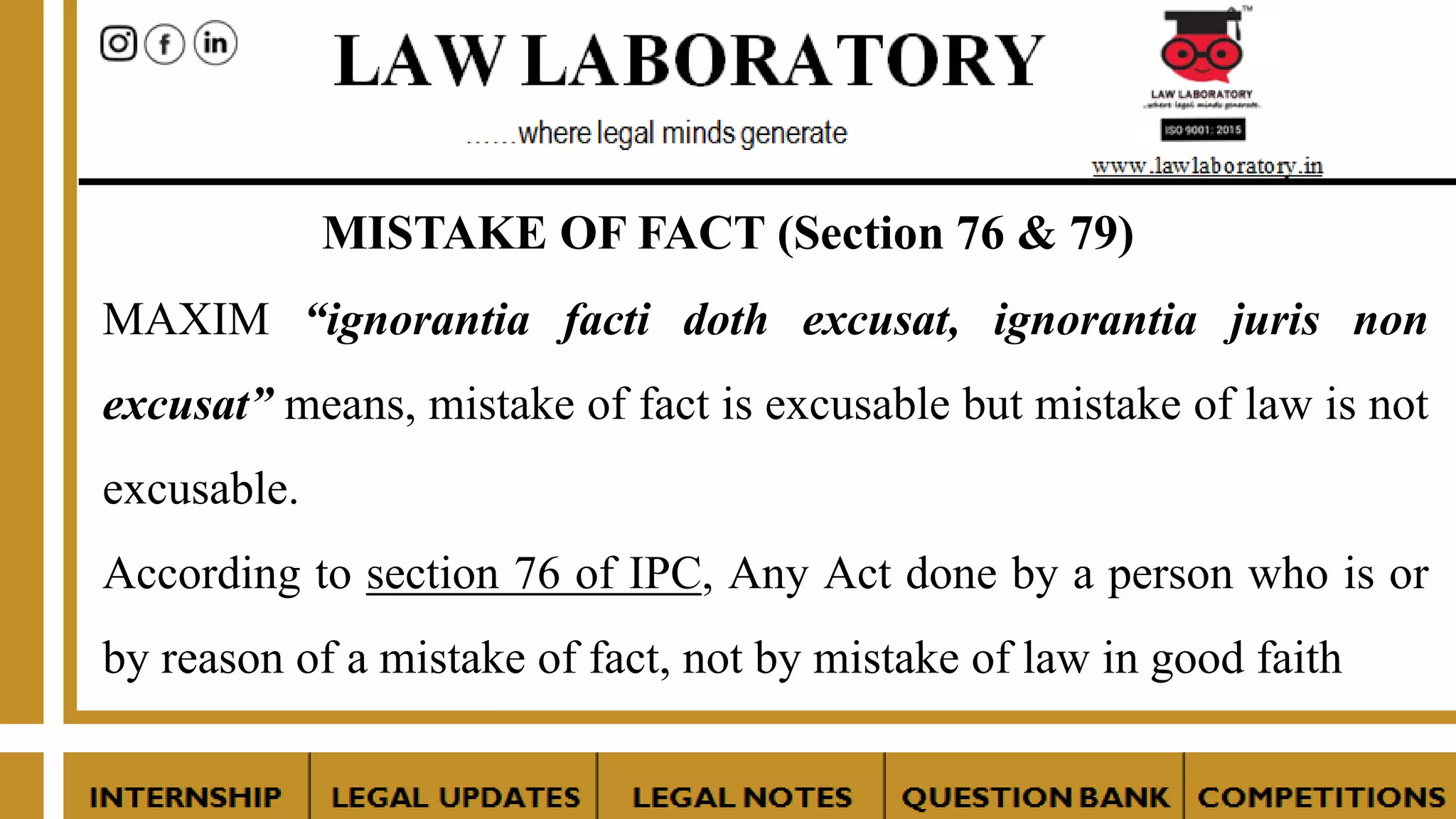 General Exception under Indian Penal Code | PPTX