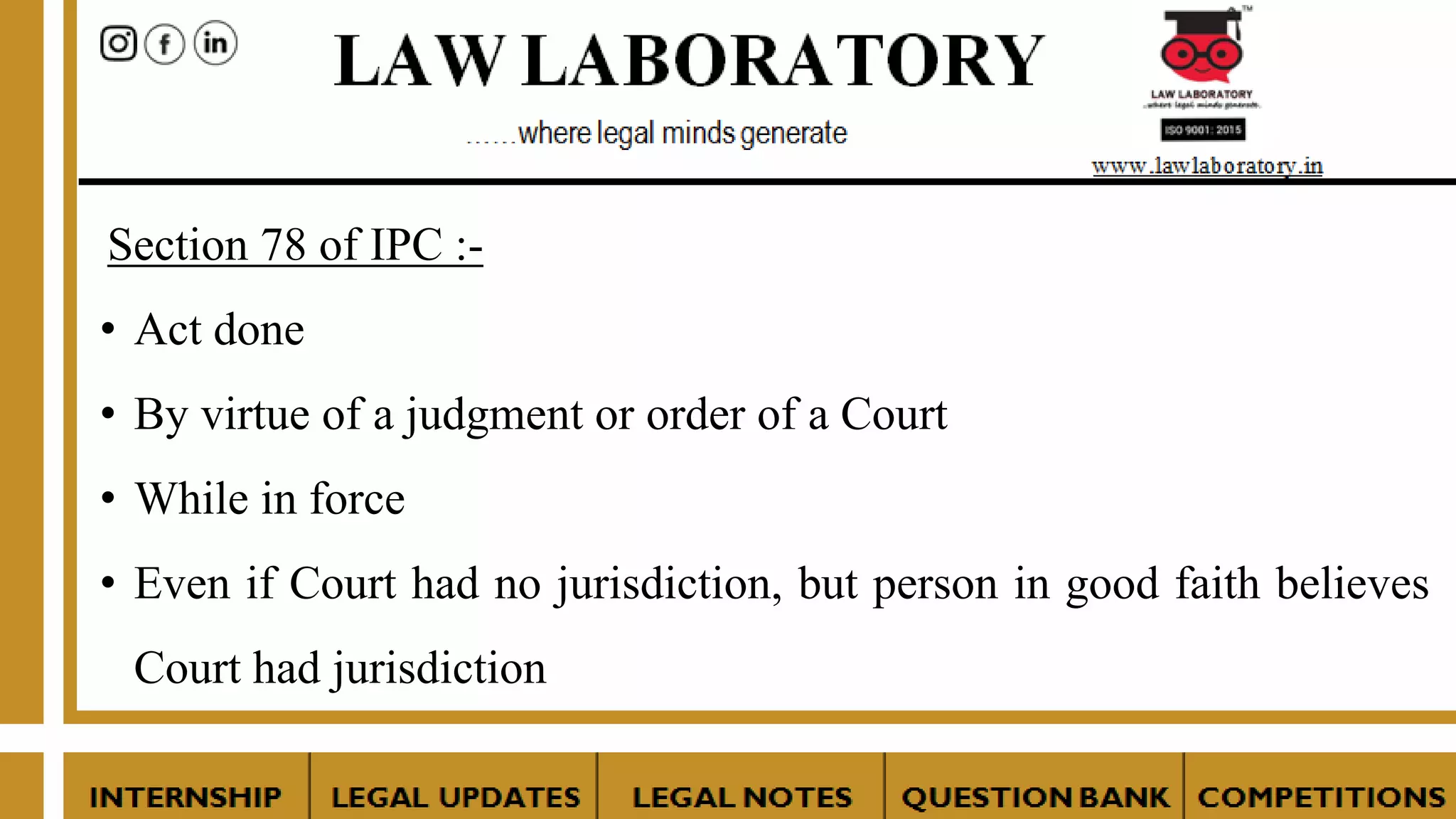 General Exception under Indian Penal Code | PPTX