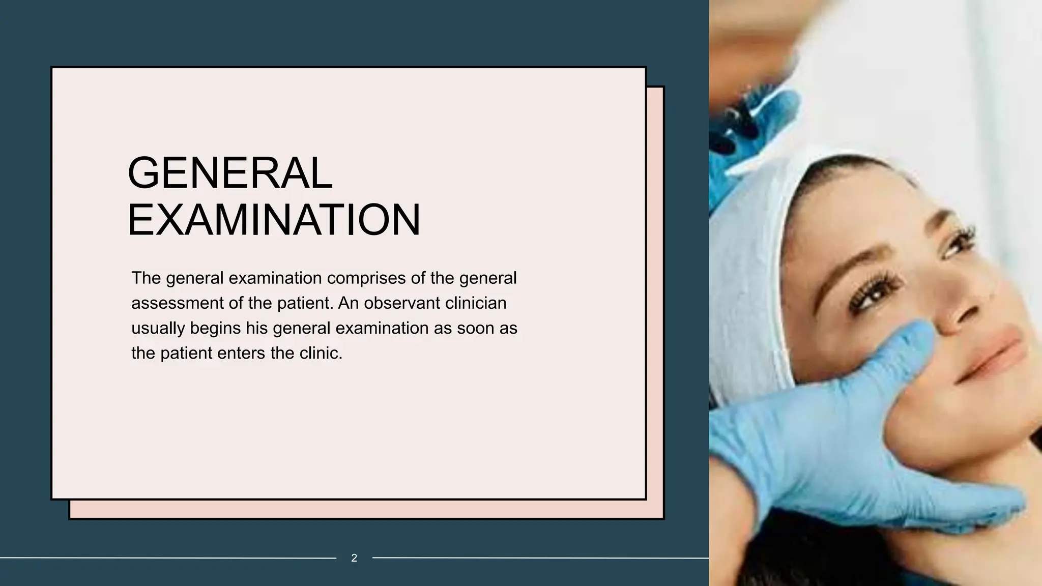 General and extra oral examination orthodontics | PPTX