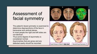 General and extra oral examination orthodontics | PPTX