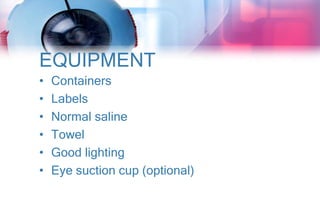 General eye procedures | PPT